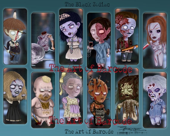 The Black Zodiac Thirteen Ghosts Artistic Tribute 8x10 Art | Etsy