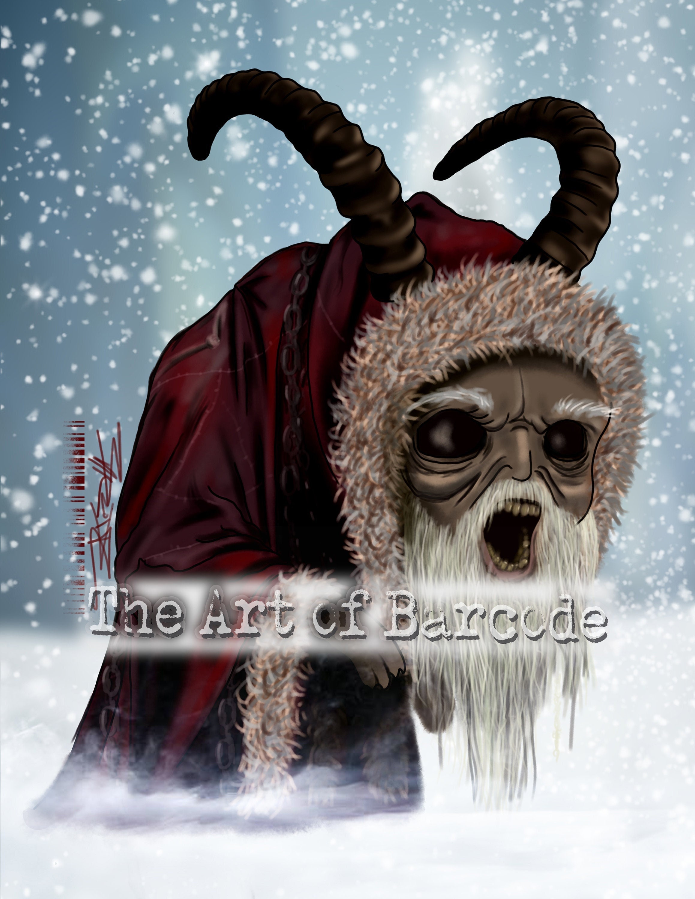 Krampus ART PRINT - Etsy