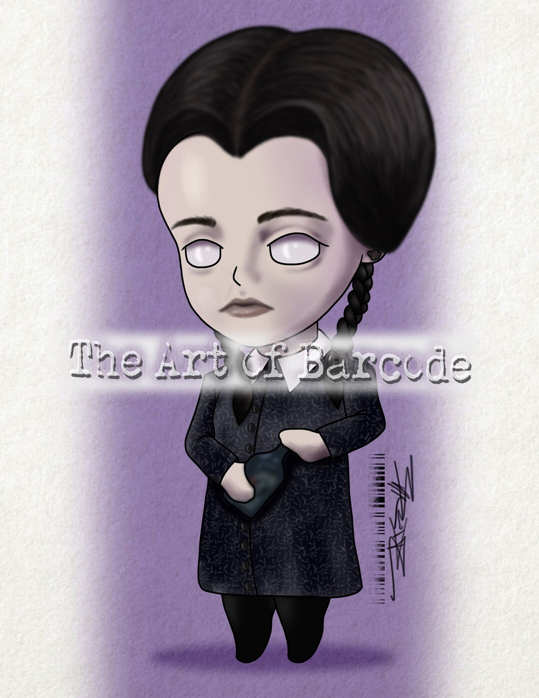 Addams Family Values Wednesday Addams ART PRINT - Etsy