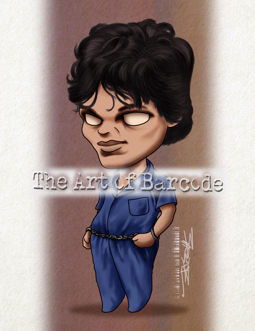 Richard Ramirez Chibi Art Print - True Crime Illustration for Modern ...