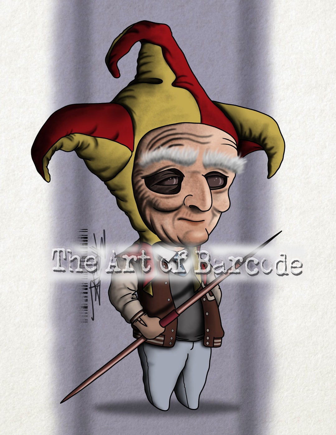 Slaughter High Marty / Jester Mask ART PRINT - Etsy