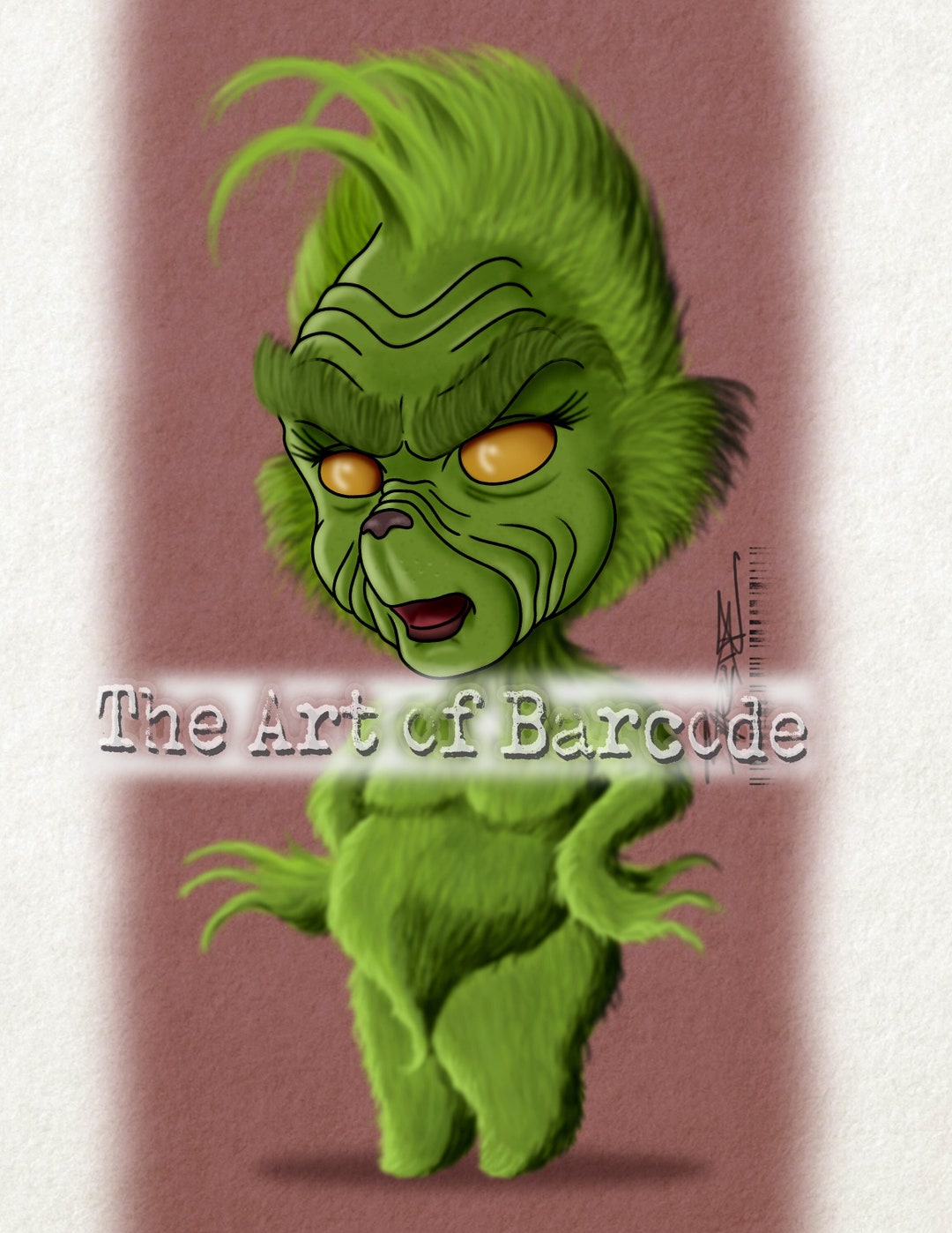 The Grinch ART PRINT - Etsy
