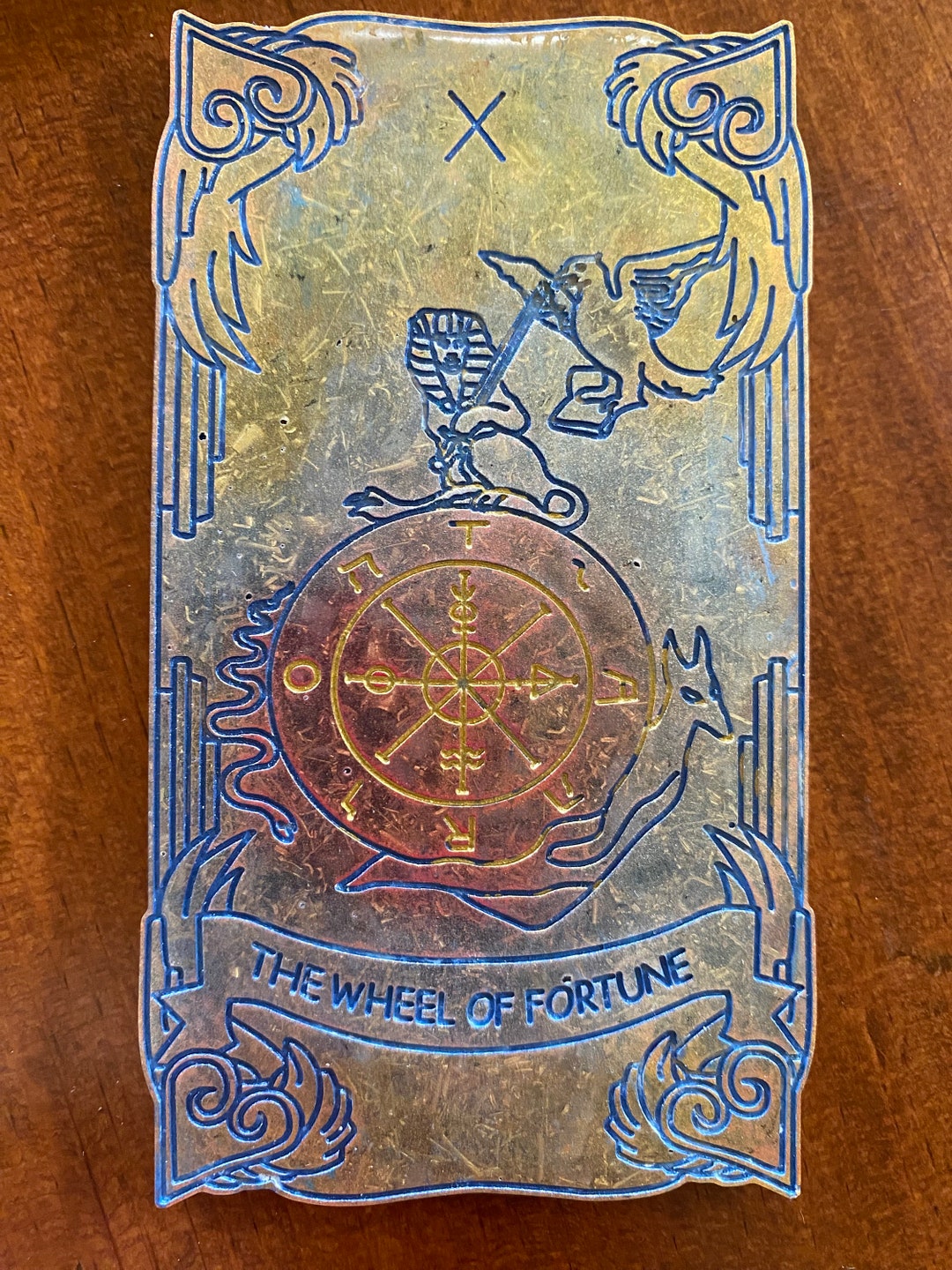 Orgone the Wheel of Fortune Tarot Card Black Tourmaline Orgone Device ...