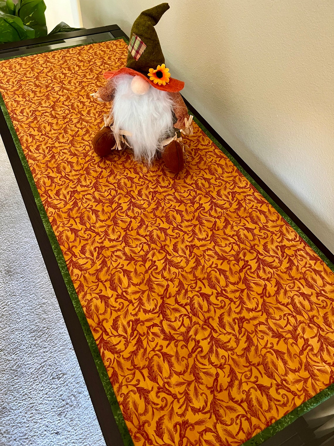 Fall Quilted Table Runner Reversible Table Runner Modern - Etsy