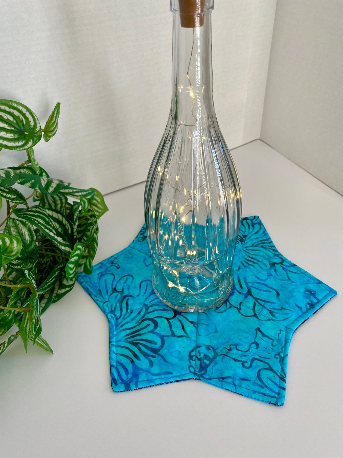 Quilted Table Topper Candle Mat Vase Mat - Etsy