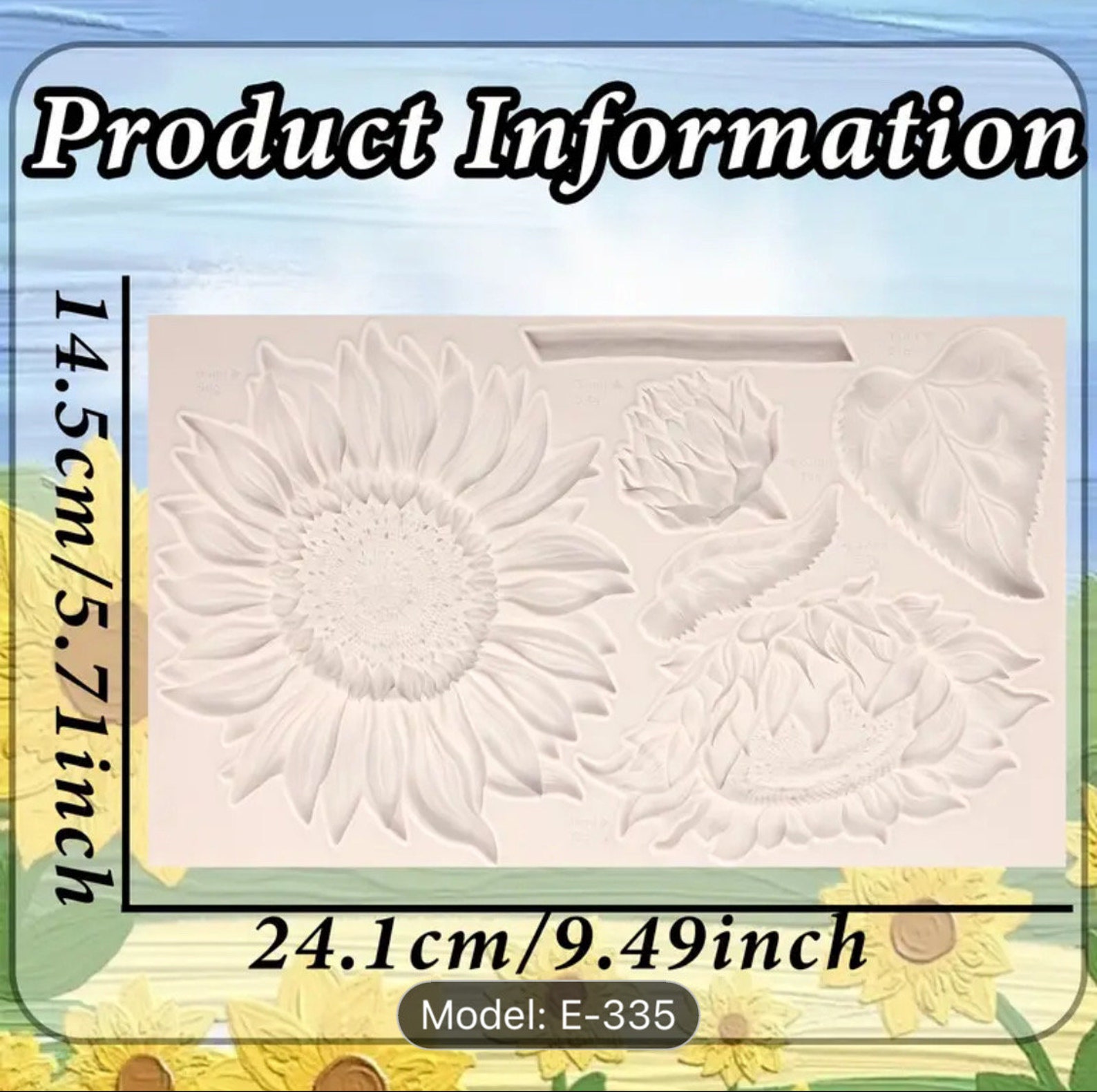 Casting Molds, Sunflowers - Etsy