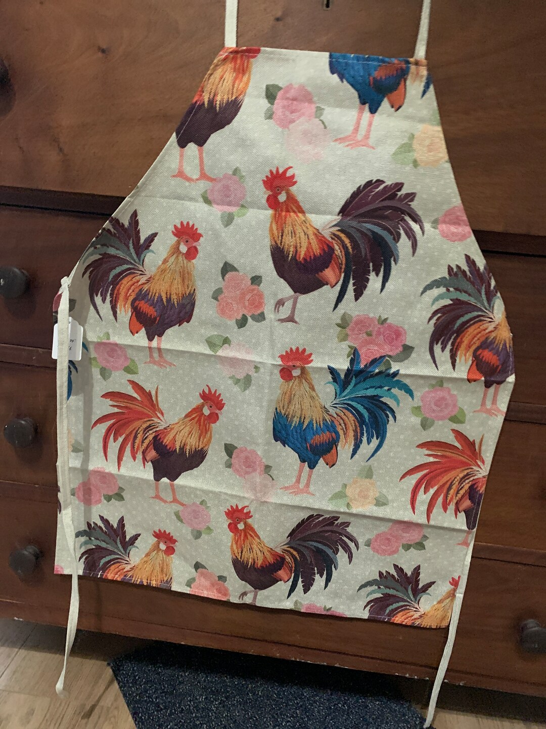 Farmhouse, Chicken Rooster Print Kitchen Apron - Etsy