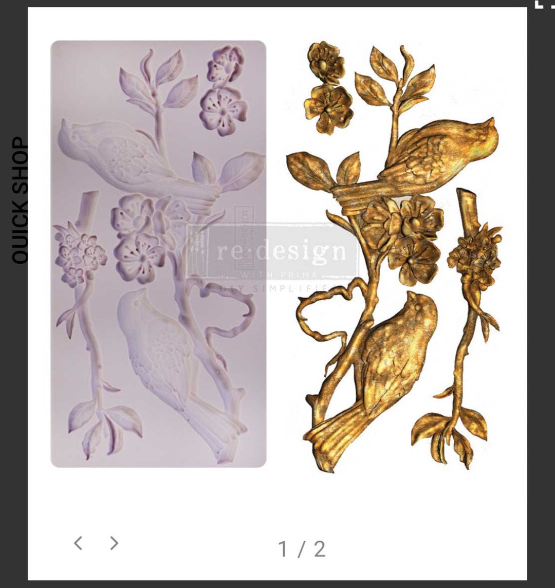 Decor Molds by Redesign Blossoming Spring, Clay, Resin, - Etsy