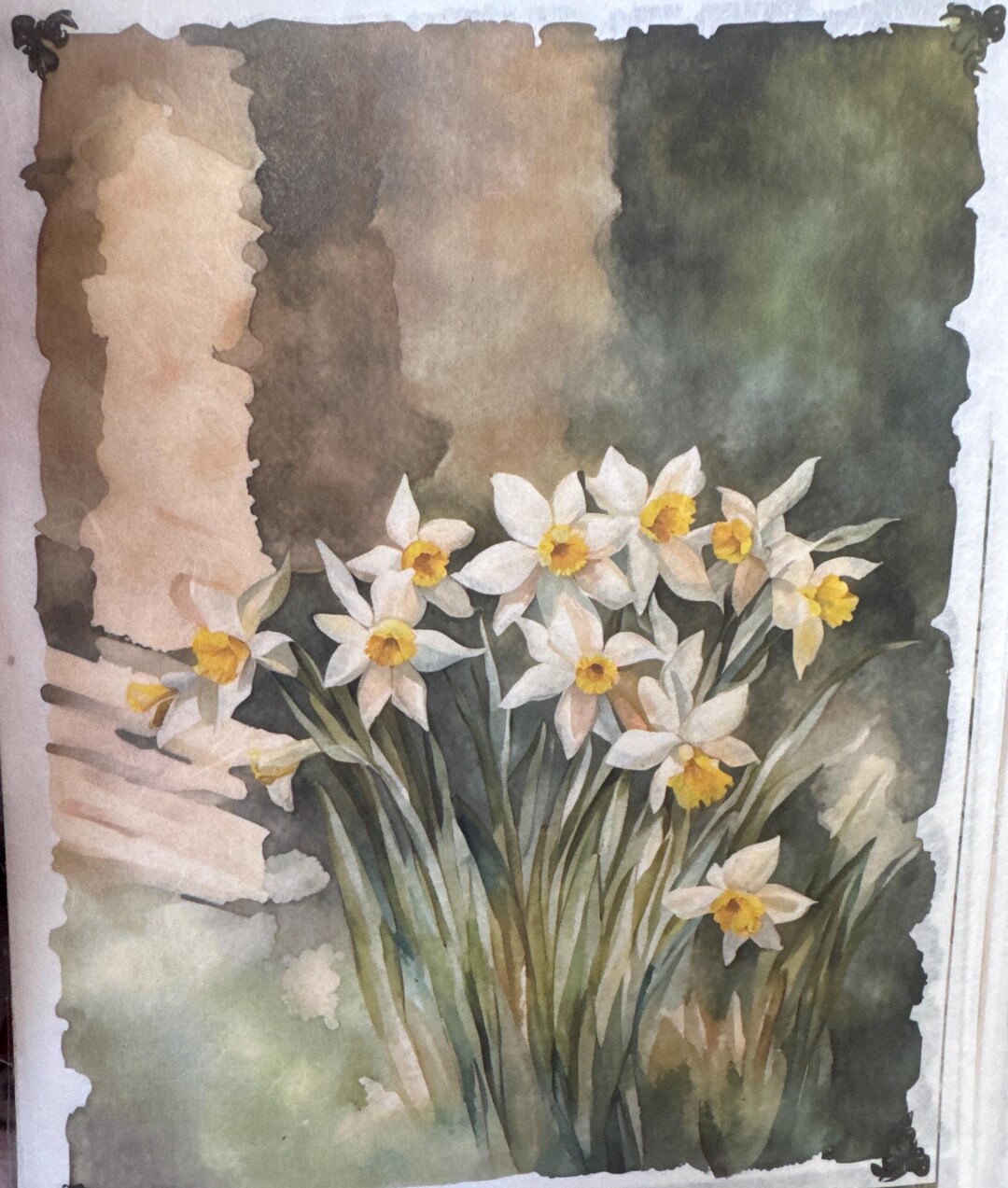 Decoupage, Rice, Paper, Spring Daffodils - Etsy
