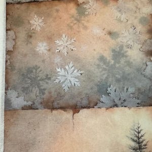 Decoupage, Rice, Paper, Snowy Winter Scenes - Etsy