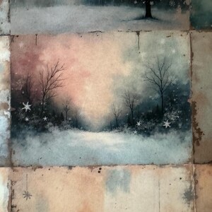 Decoupage, Rice, Paper, Snowy Winter Scenes - Etsy