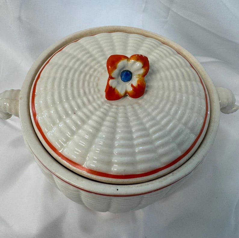 Basket Weave Cookie Jar Biscuit Jar Marked Made in Japan Beauchin Ware ...