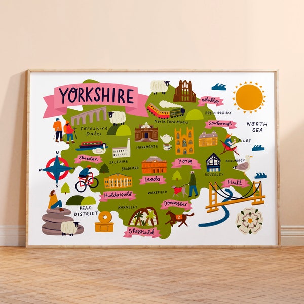 Yorkshire Print - Etsy UK
