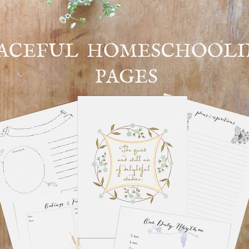 Customizable Christian Homeschool Planner Download Printable | Etsy