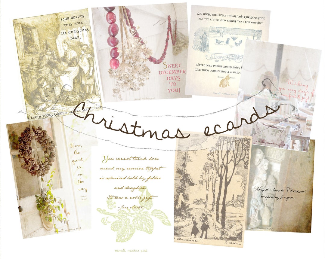 Christmas, Winter Solstice & New Years E-cards, 30 Designs, Shareable ...