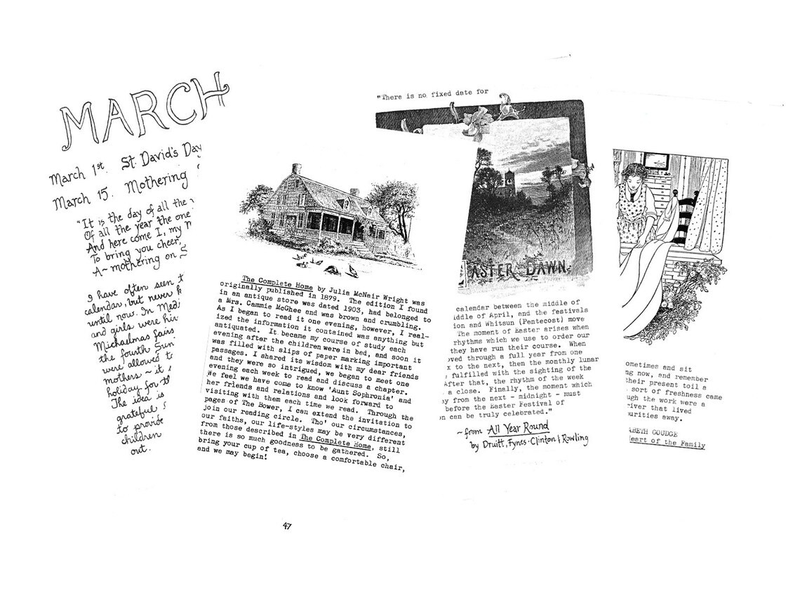 The digital Bower-a Journal of Homemaking-complete Set Home | Etsy