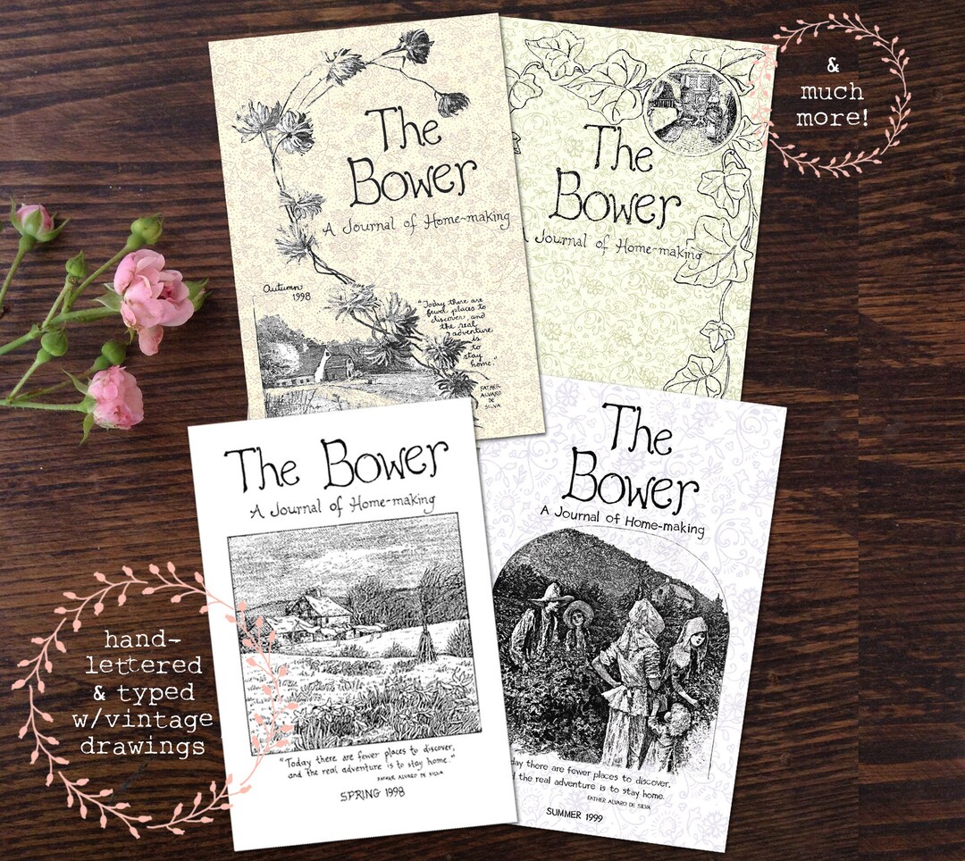 The (digital) Bower-a Journal of Homemaking-complete Set! Home Magazine ...