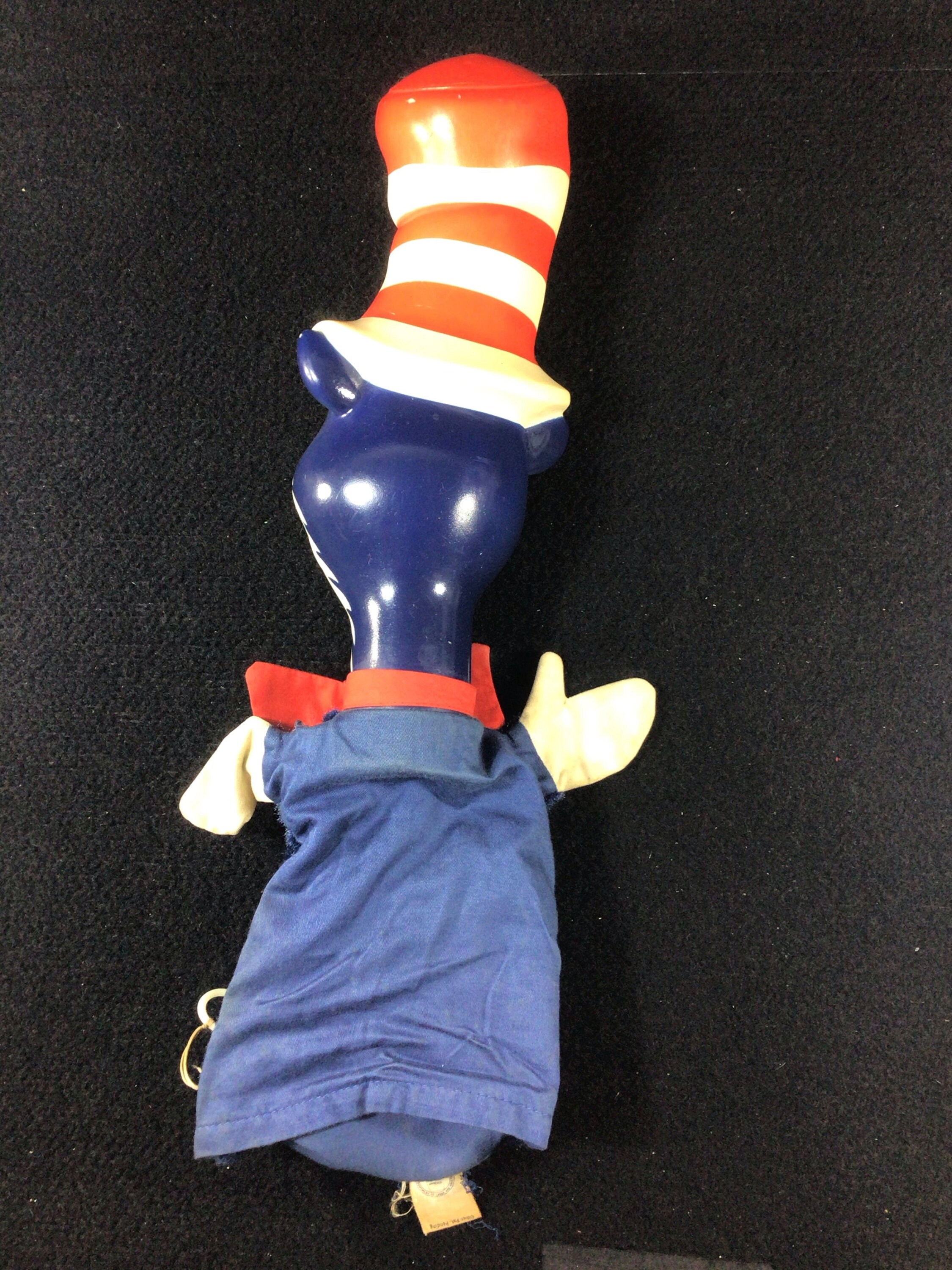 Vintage Cat in the Hat Hand Puppet Pull String Talk Toy. 1970 - Etsy