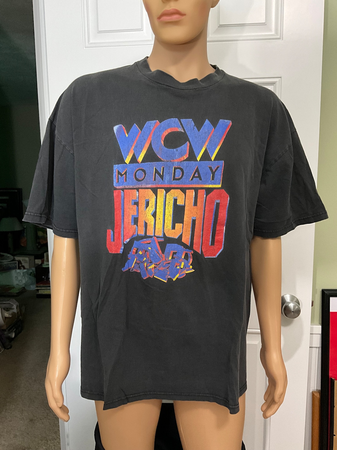 Vintage Original WCW Monday Night Jericho T-shirt Sz. XXL Jericholics ...
