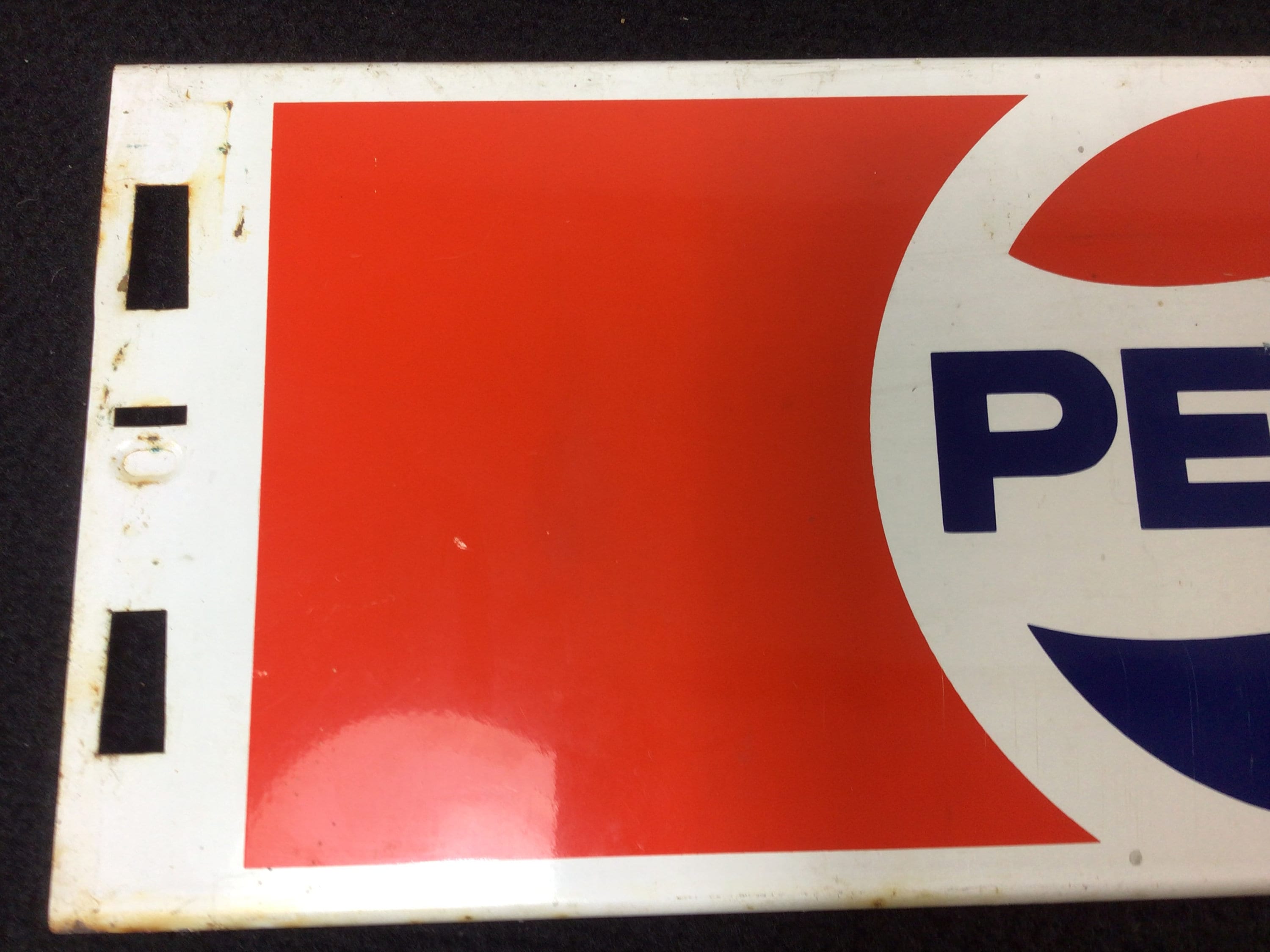 Vintage Original 1970's Metal Pepsi Advertising Sign. Pepsi-cola Soda ...