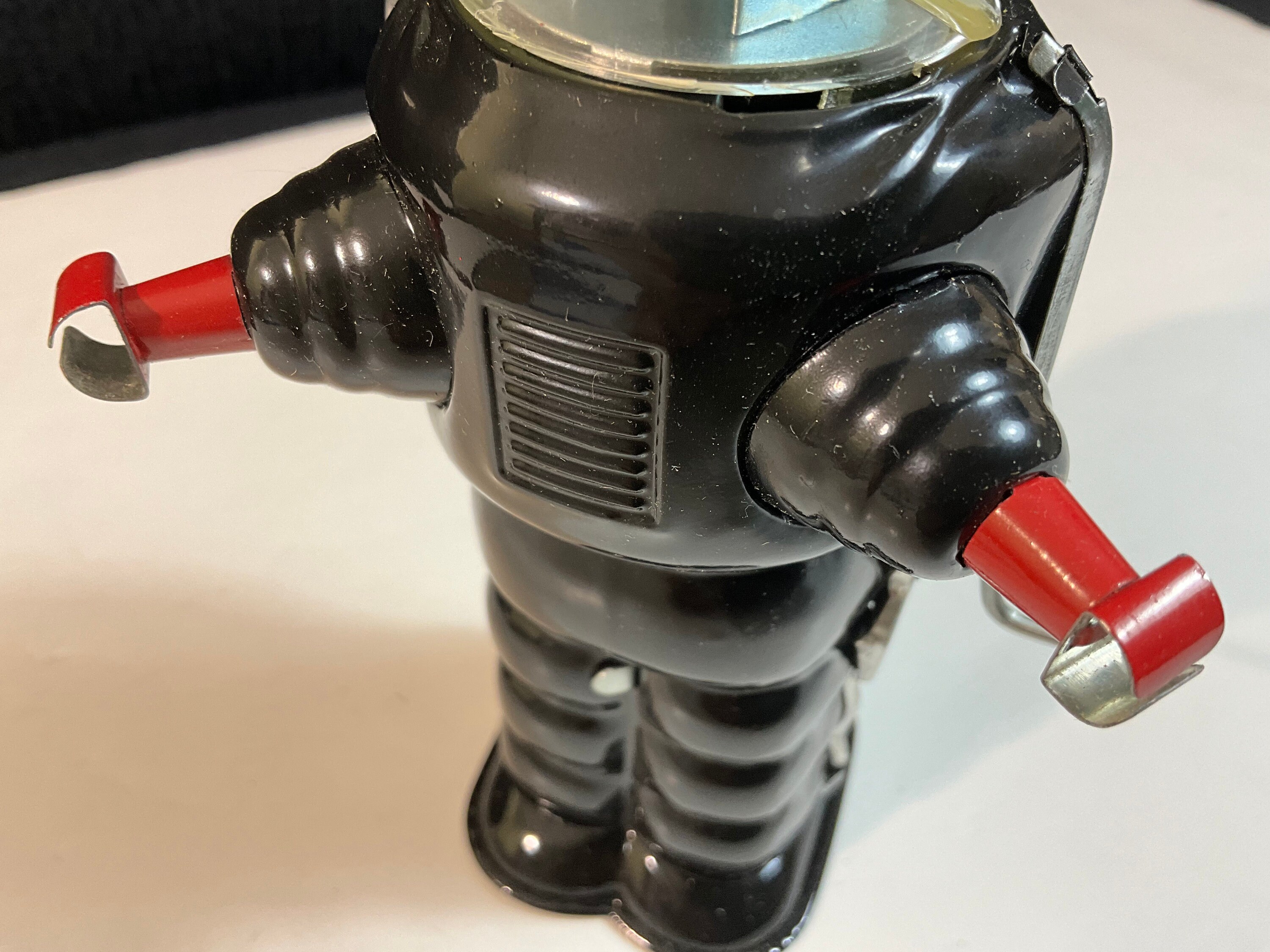 Robot Space Trooper Wind-up Friction Moving Toy W/box. Works. - Etsy