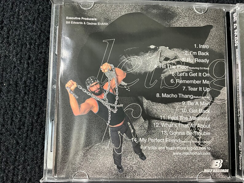 2003 Be A Man Macho Man Randy Savage CD Original Release. - Etsy