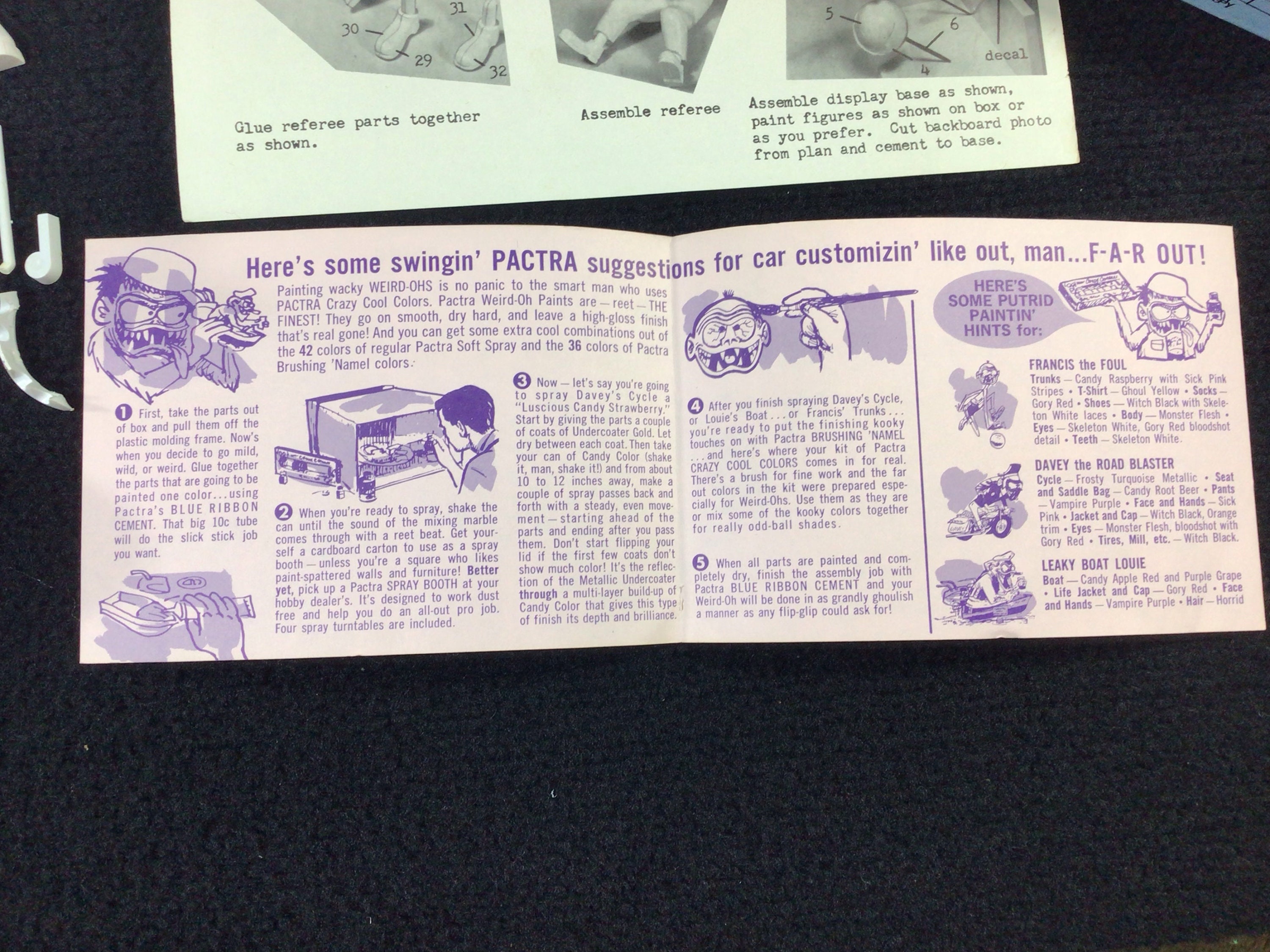 Vintage Original © 1963 Hawk Model Co. Weird-ohs Car-icky-tures Francis ...