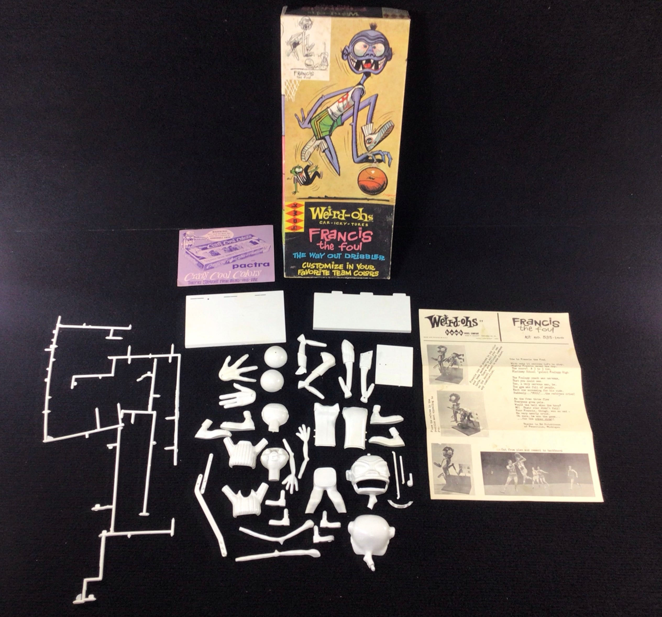 Vintage Original © 1963 Hawk Model Co. Weird-ohs Car-icky-tures Francis ...