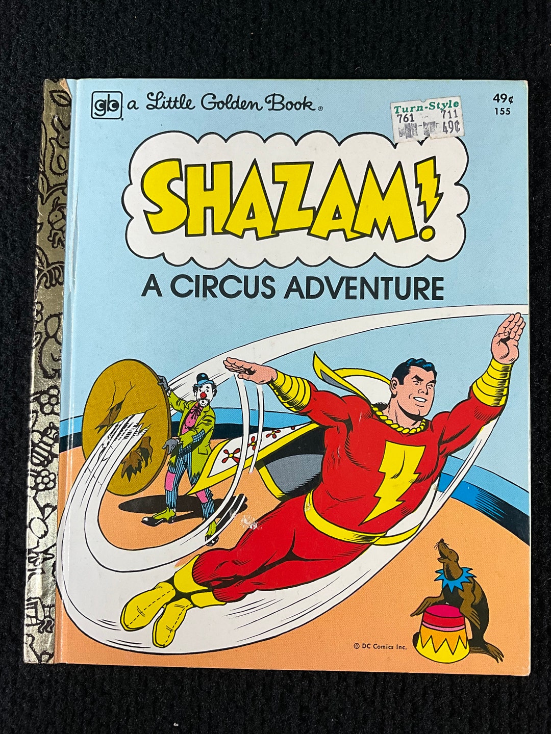 Vintage 1977 A Little Golden Book DC Comics Shazam A Circus Adventure Book - Etsy