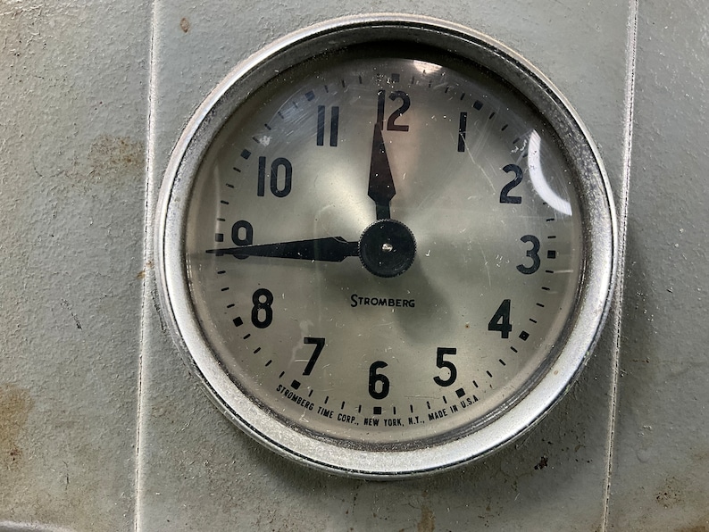Vintage Stromberg Time Clock Model No. 36 Industrial Art Deco - Etsy