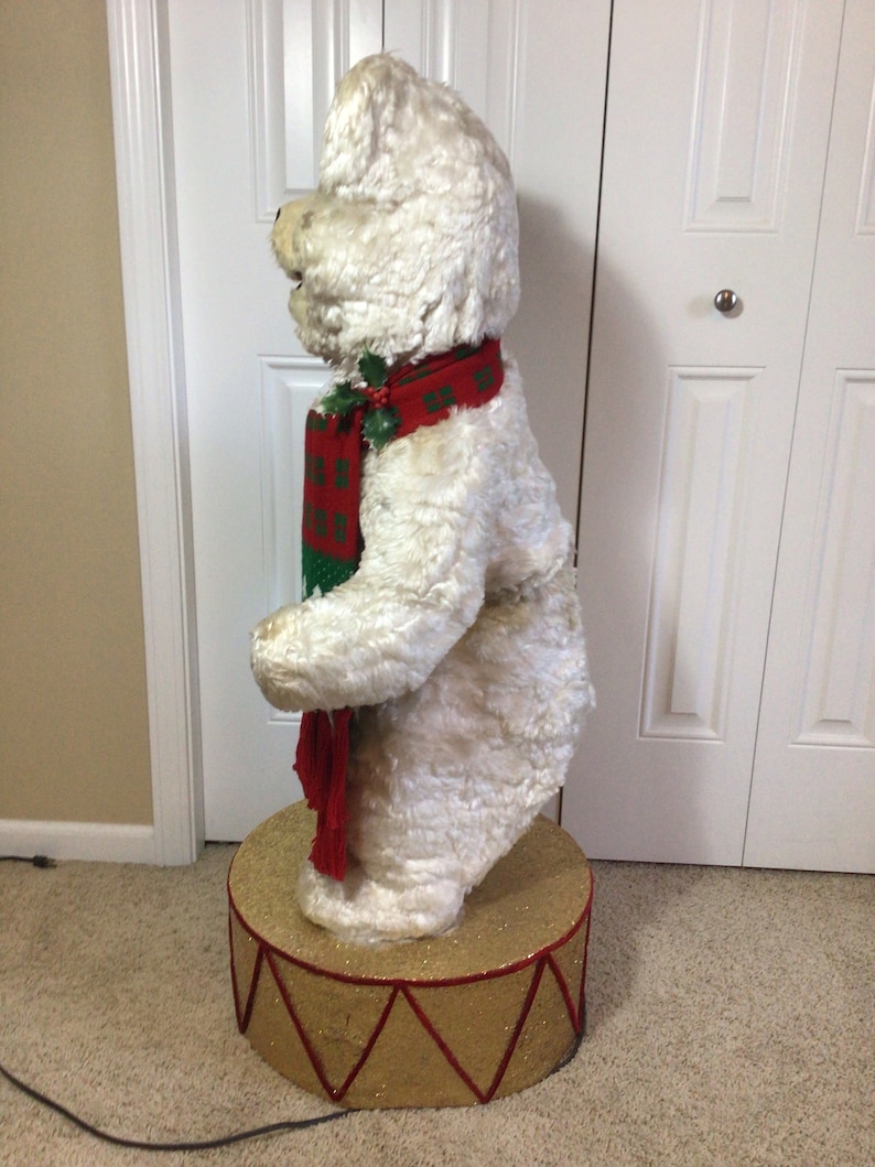 Vintage Christmas Mechanical Automaton Animatronic Store Front Dancing ...