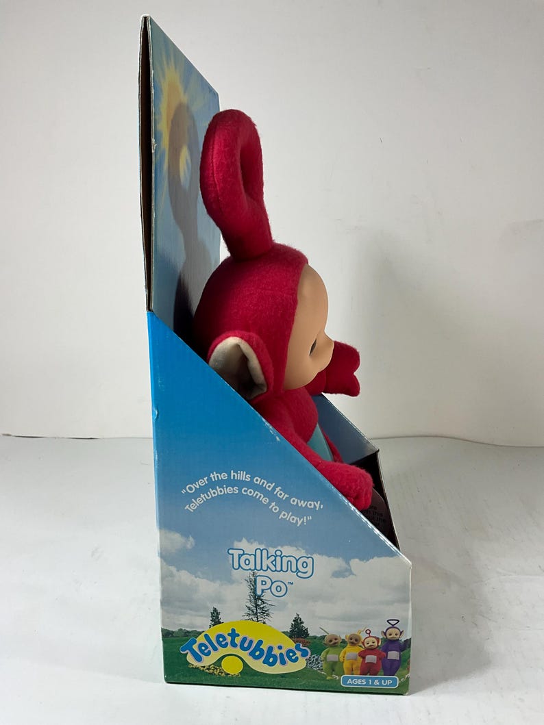 Rare Vintage Original Recalled 1998 Teletubbies Talking Toy Red Po NOS ...