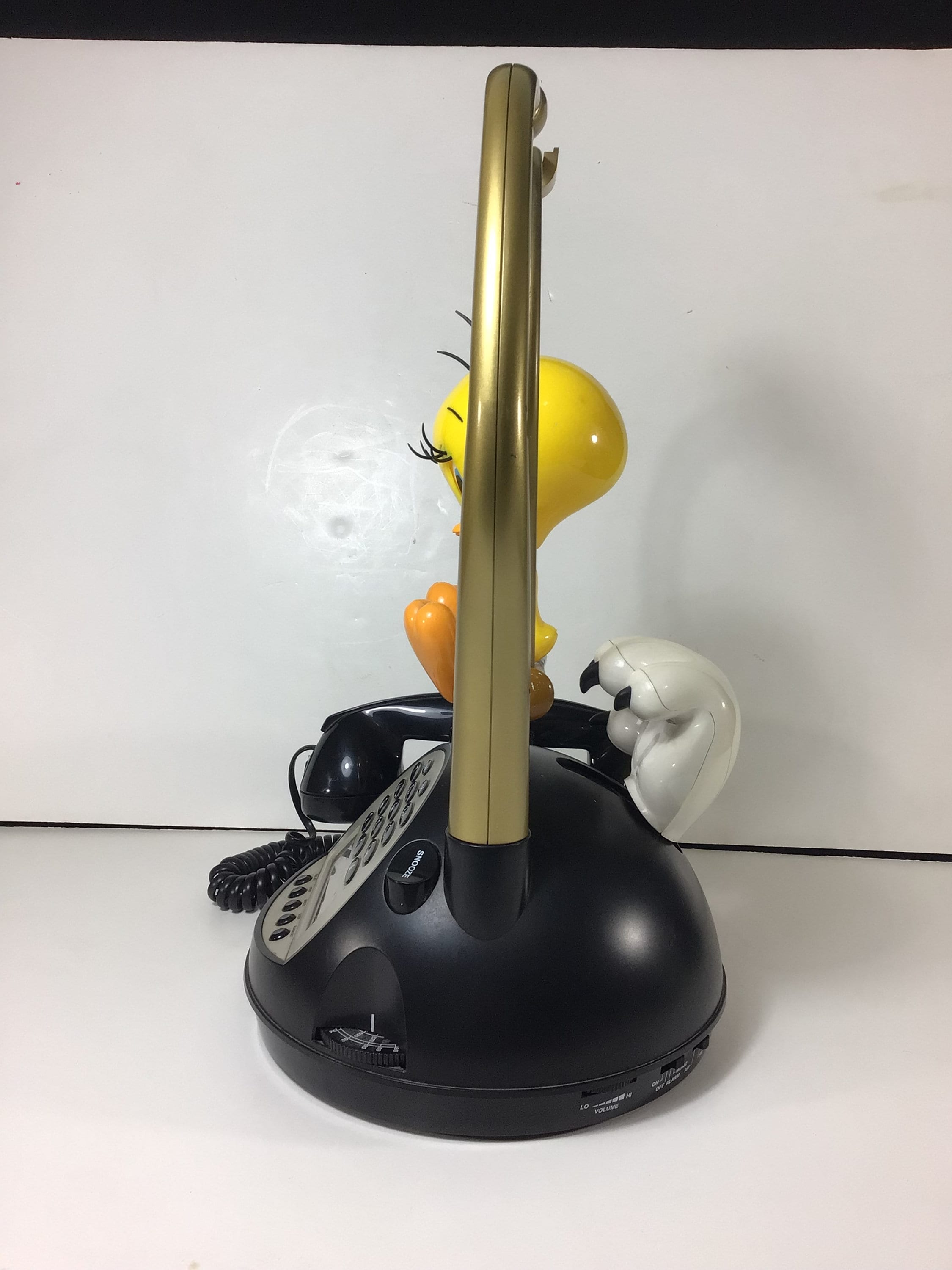 Vintage Looney Tunes Tweety Bird Animated Talking Alarm Clock Radio ...