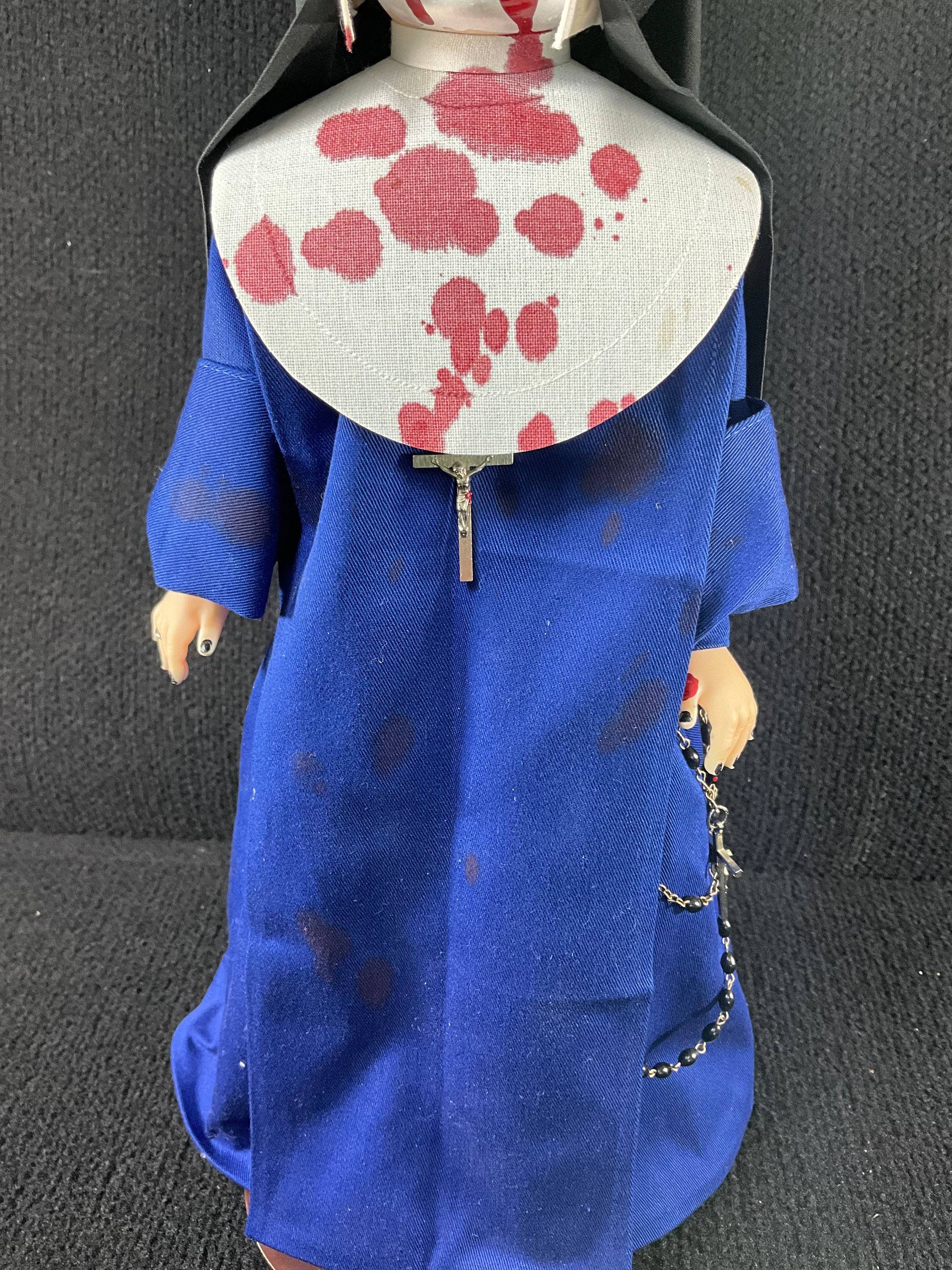 Creepy Halloween Scary Nun Spooky Doll Prop With Stand. OOAK - Etsy