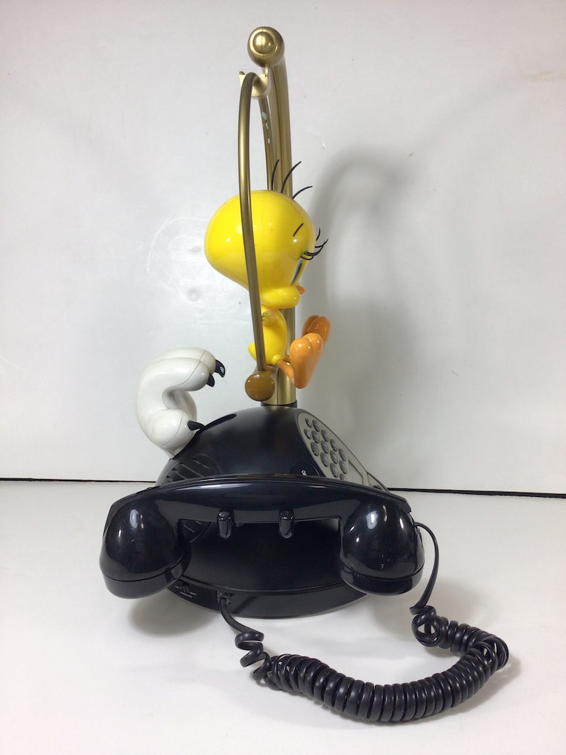 Vintage Looney Tunes Tweety Bird Animated Talking Alarm Clock Radio ...
