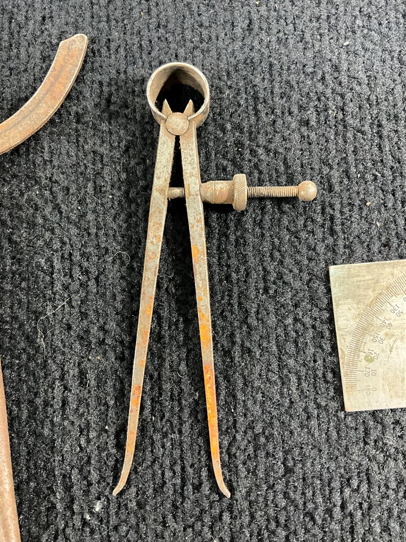 Vintage Machinist Metal Drafting Compass Divider Calipers Tools Lot - Etsy