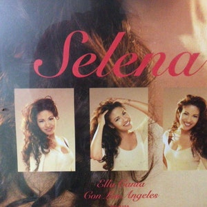 Vintage 1995 Original Selena Quintanilla Framed Poster © Q Productions ...