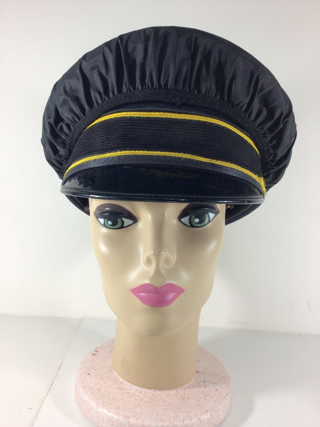 Vintage CPD Chicago Police Lieutenant Cap W/cover. Size 7 1/2. Midway ...