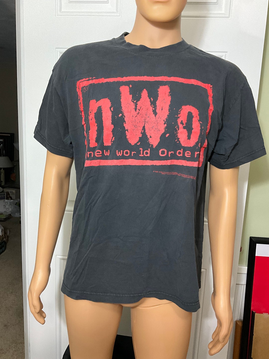 Vintage 1998 WCW NWO Red & Black Bad Has Arrived T-shirt Sz. LRG. - Etsy