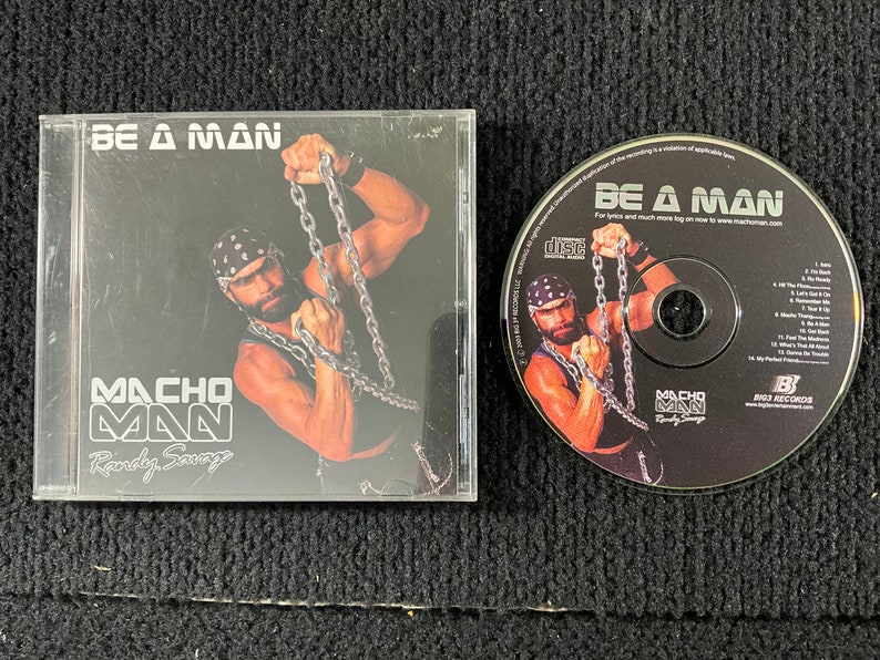 2003 Be A Man Macho Man Randy Savage CD Original Release. - Etsy