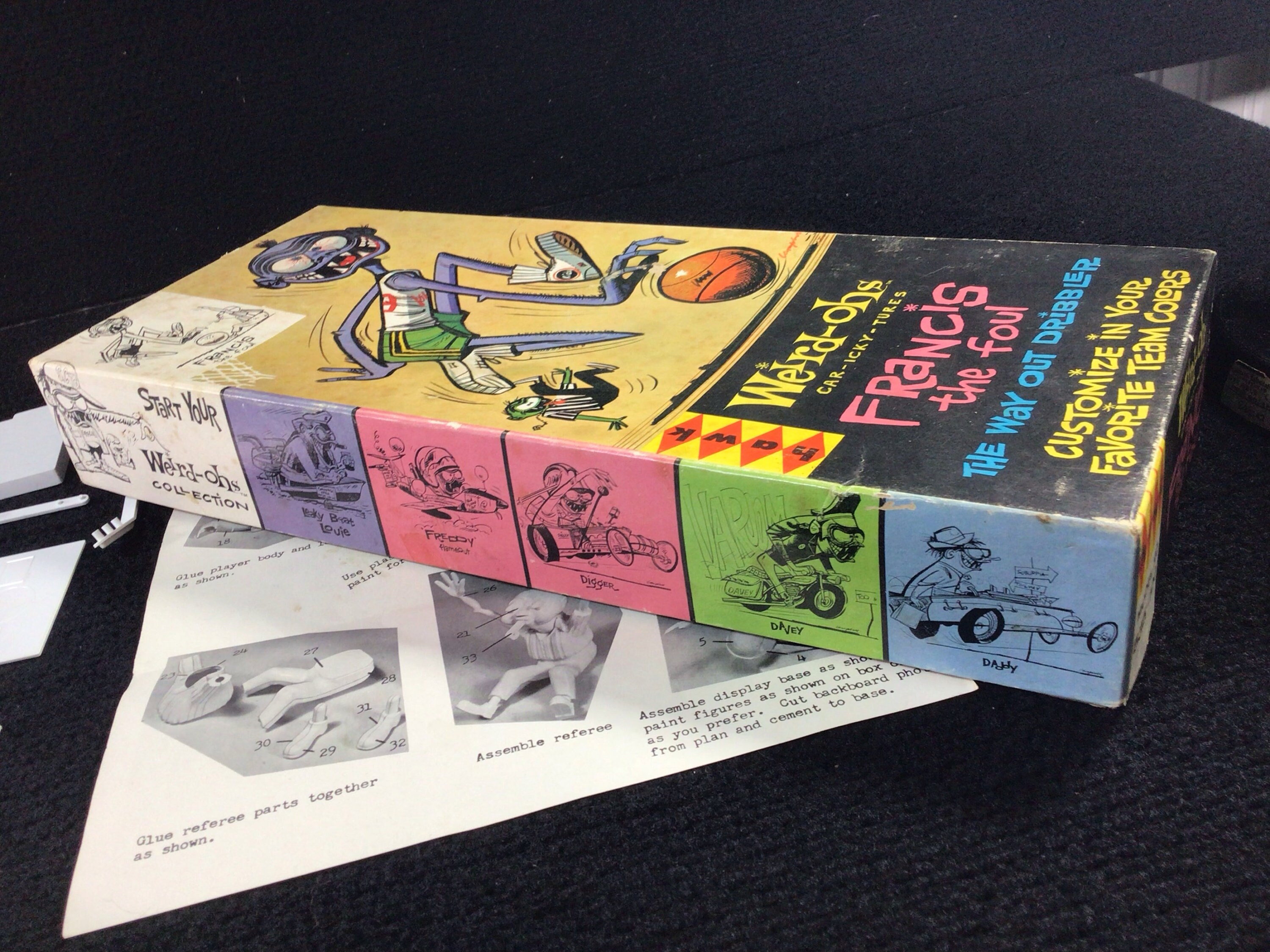 Vintage Original © 1963 Hawk Model Co. Weird-ohs Car-icky-tures Francis ...