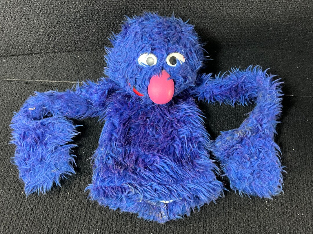 Vintage 1970's Muppets Sesame Street Grover Muppet Puppet Child ...