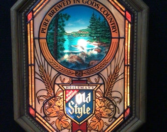 Old Style Beer Lighted Sign - Etsy