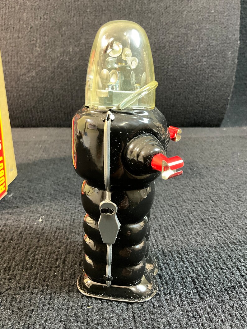 Robot Space Trooper Wind-up Friction Moving Toy W/box. Works. - Etsy