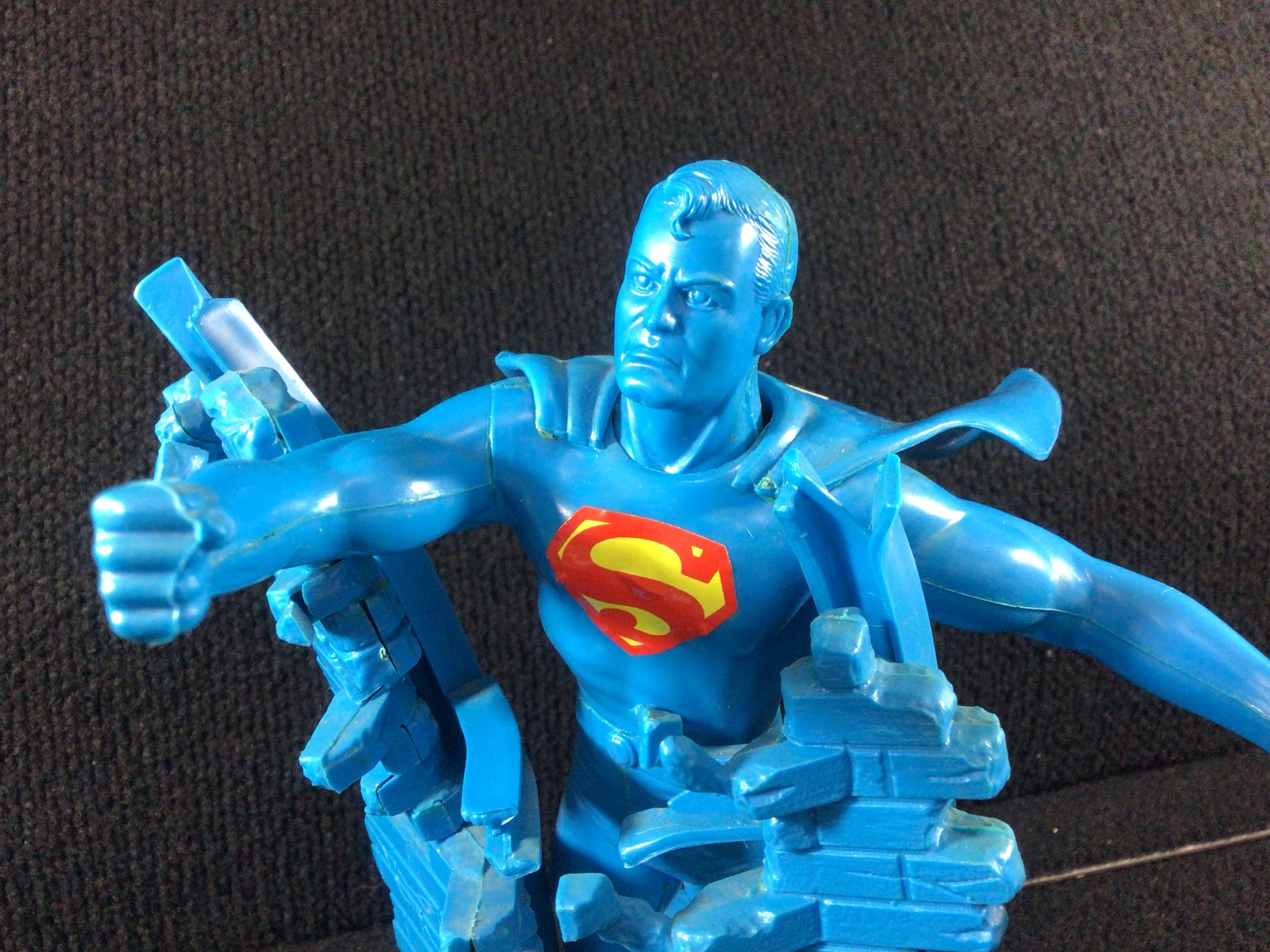 Vintage 1974 Aurora Superman Action Display Model Kit. DC Comics ...