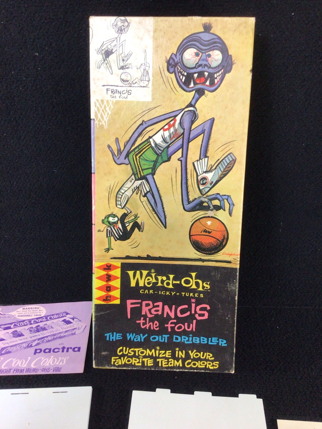 Vintage Original © 1963 Hawk Model Co. Weird-ohs Car-icky-tures Francis ...