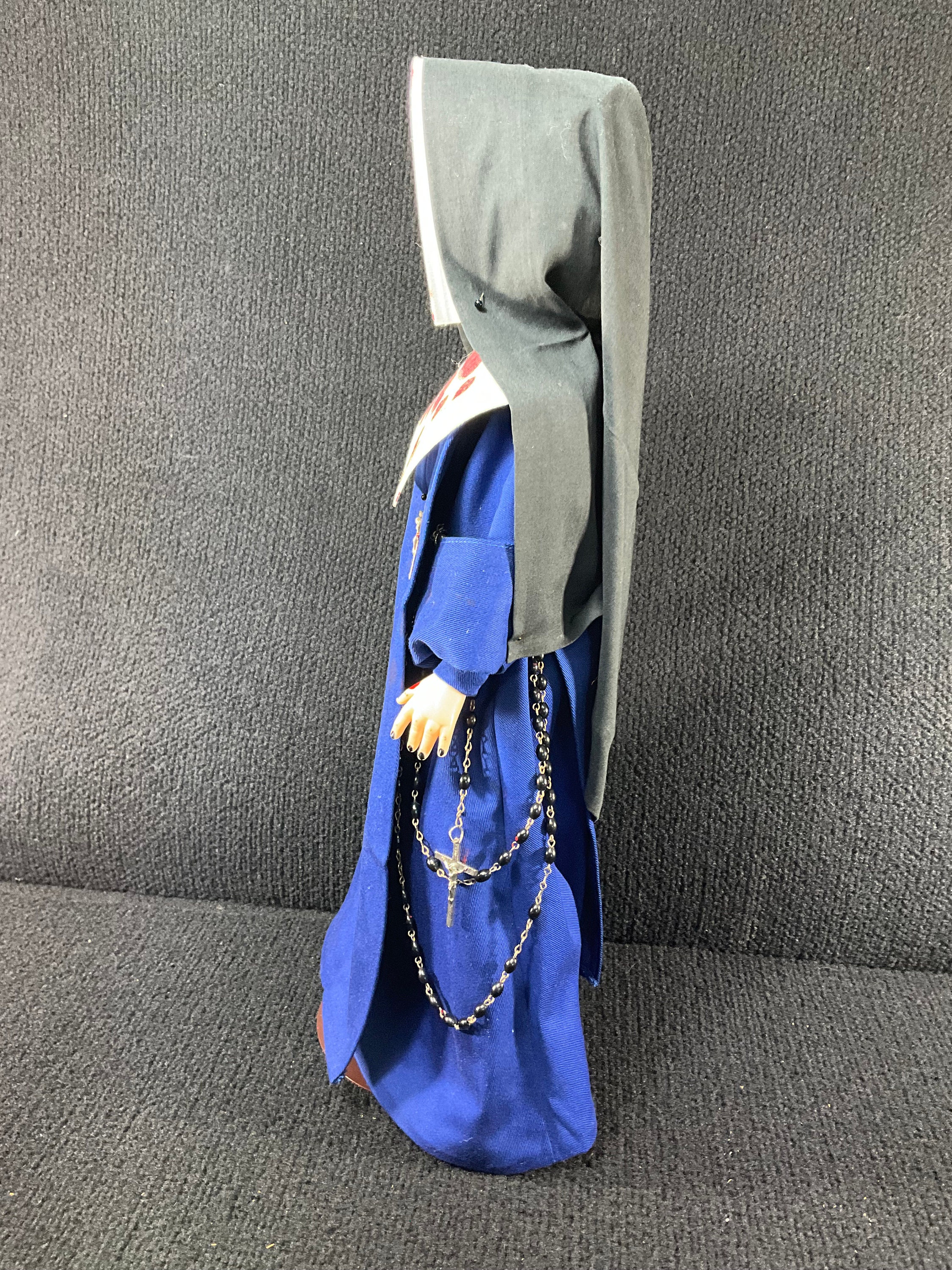 Creepy Halloween Scary Nun Spooky Doll Prop With Stand. OOAK - Etsy