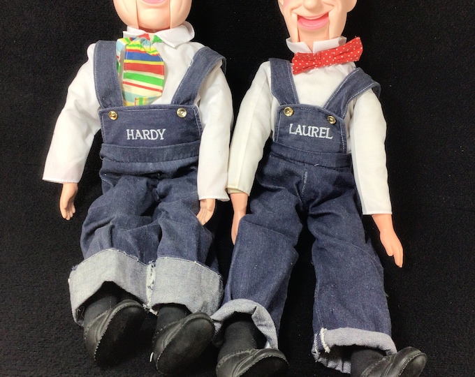 Vintage Larry Harmon Pictures Corp. Laurel and Hardy Ventriloquist ...