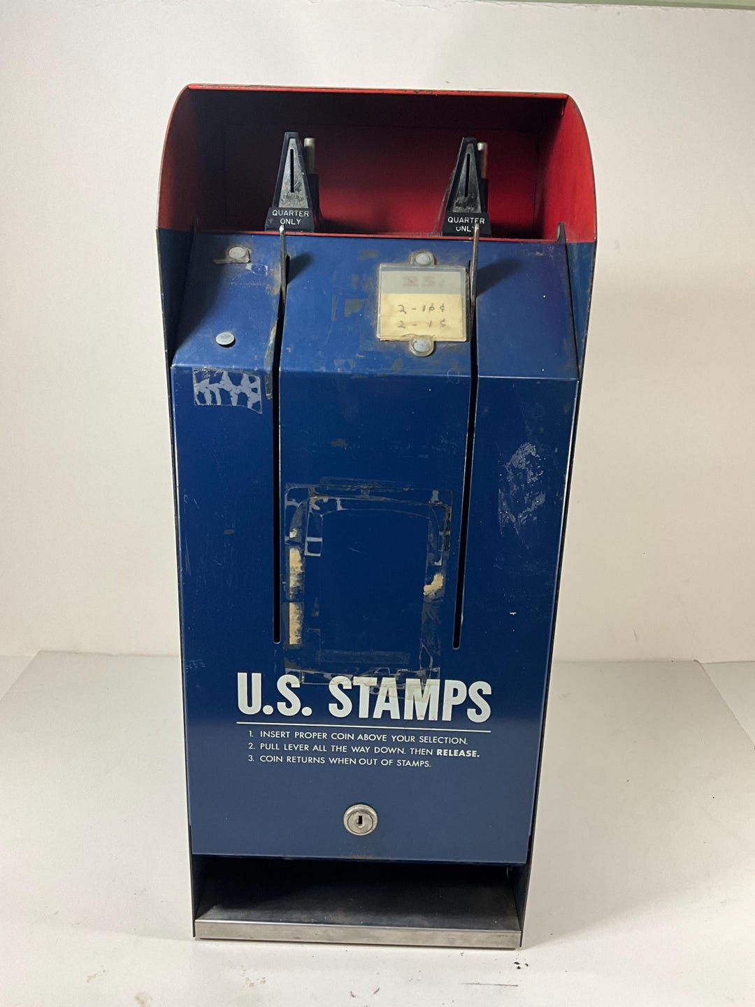 Vintage US Postage Stamp Machine W/keys Model S67 Selectra Postage ...