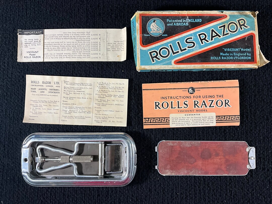 Vintage 1950's Rolls Razor Viscount Model Kit W/case, Box ...